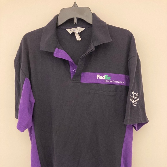 stan herman | Shirts | Fedex Polo Shirt Uniform Employee Mens Xl Stan ...